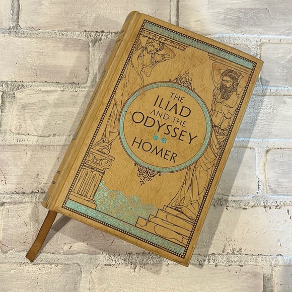 Other | The Iliad And The Odyssey By Homer Collectors Gold Shine Book ...